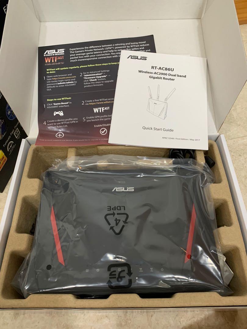 ASUS AC-RT86U Router. High speed Wifi. 802.11ac. Warranty until 2021 ...
