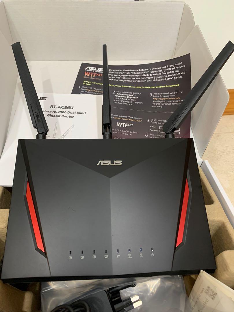ASUS AC-RT86U Router. High speed Wifi. 802.11ac. Warranty until 2021 ...