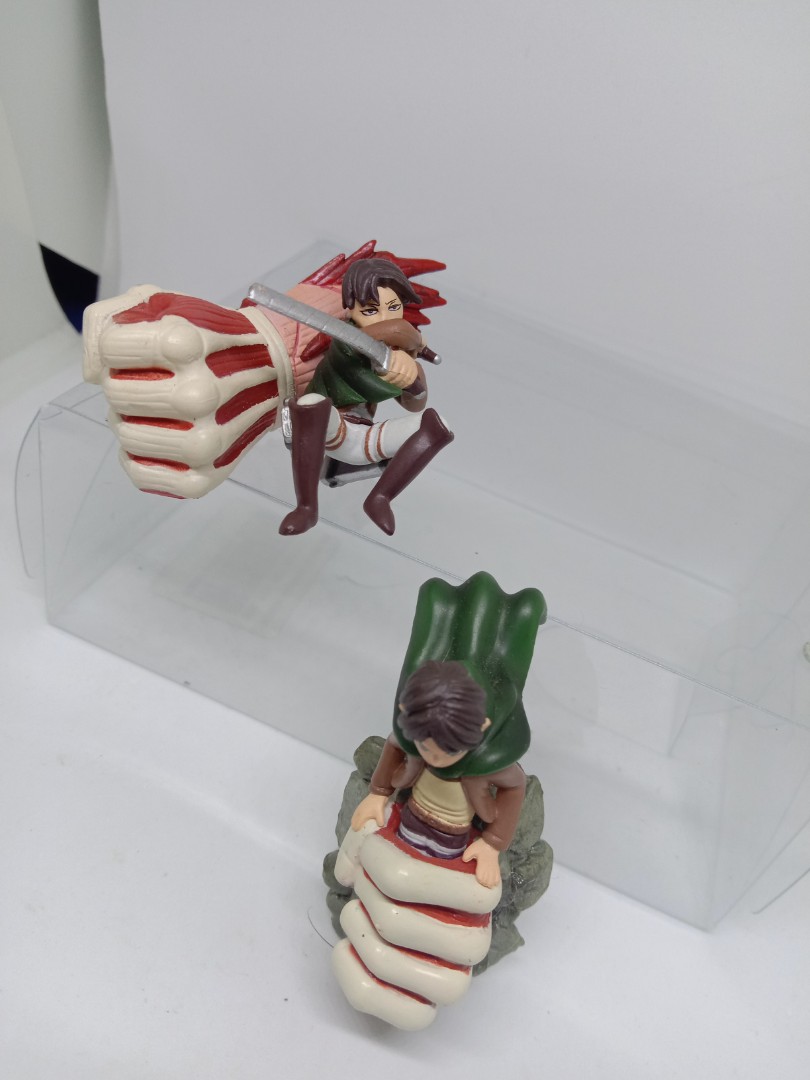 Attack on Titan aot mini figure set Levi, Hobbies & Toys, Collectibles ...