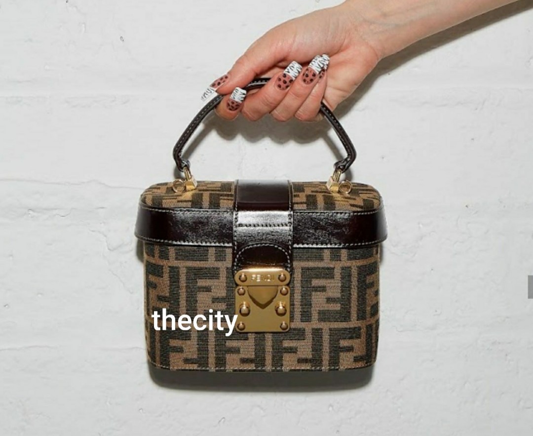 AUTHENTIC FENDI VANITY TOTE BAG - VINTAGE CLASSIC, Luxury, Bags ...
