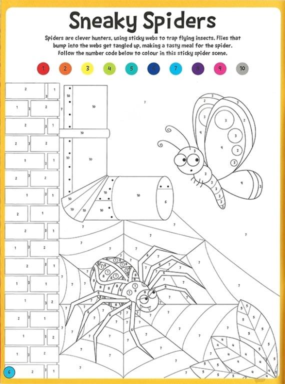 mini beast coloring pages