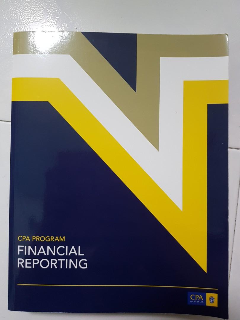 CPA Financial Reporting (5th edition), Computers & Tech, Office ...