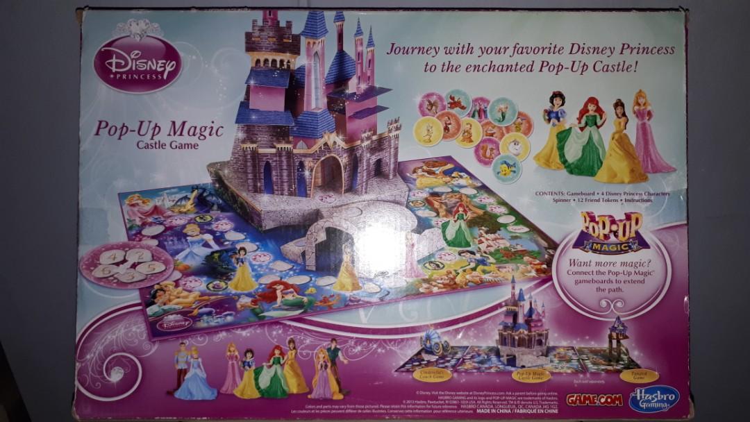 DISNEY PRINCESS POP-UP MAGIC CASTLE GAME, Hobbies & Toys, Toys & Games ...