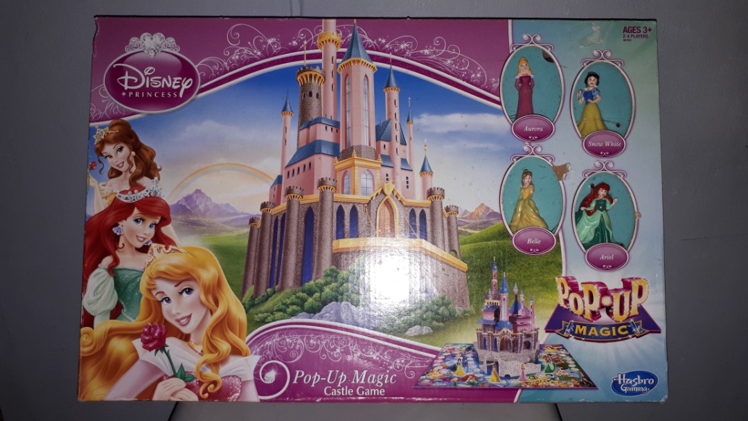 DISNEY PRINCESS POP-UP MAGIC CASTLE GAME, Hobbies & Toys, Toys & Games ...