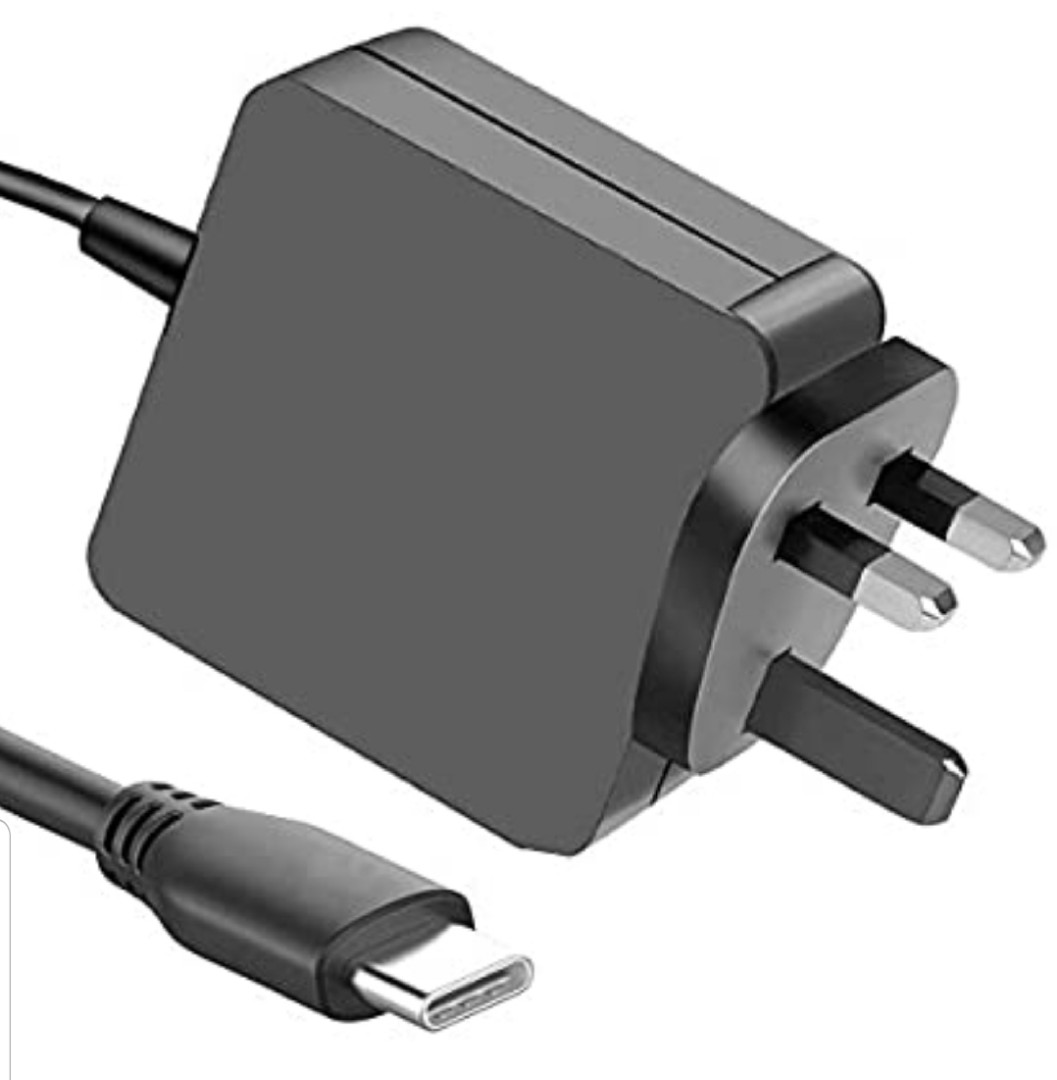 DTK Universal 45W Type C Charger Adapter for HP, Acer, Asus, Chromebook ...