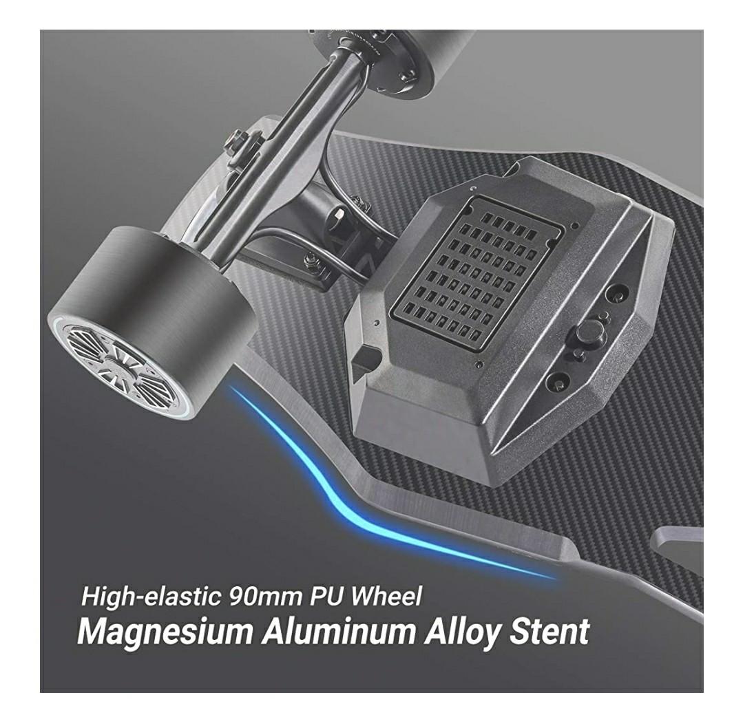 Electric Skateboard, Powerful 600W Dual Hub-Motor, Sports Equipment ...