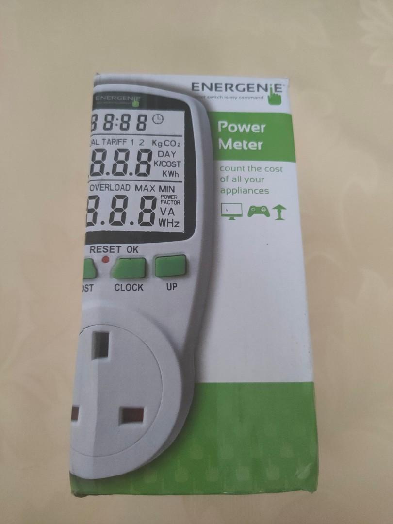 Energenie ENER007 Energy Saving Power Meter Socket, TV & Home ...