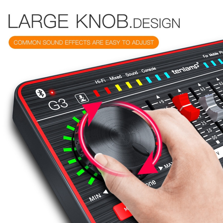 G3 English version of live sound card device mobile live sound card set ...