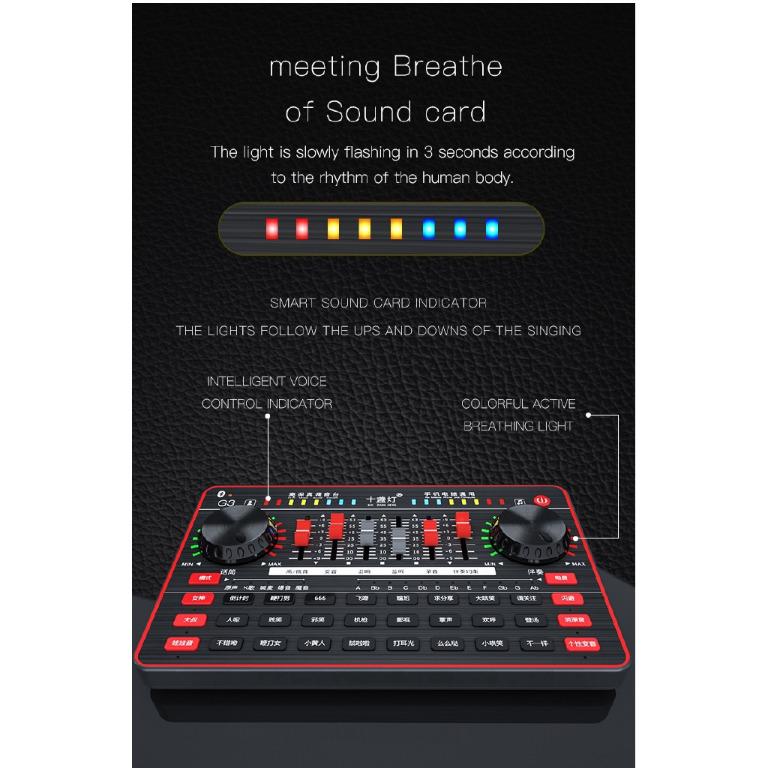 G3 English version of live sound card device mobile live sound card set ...