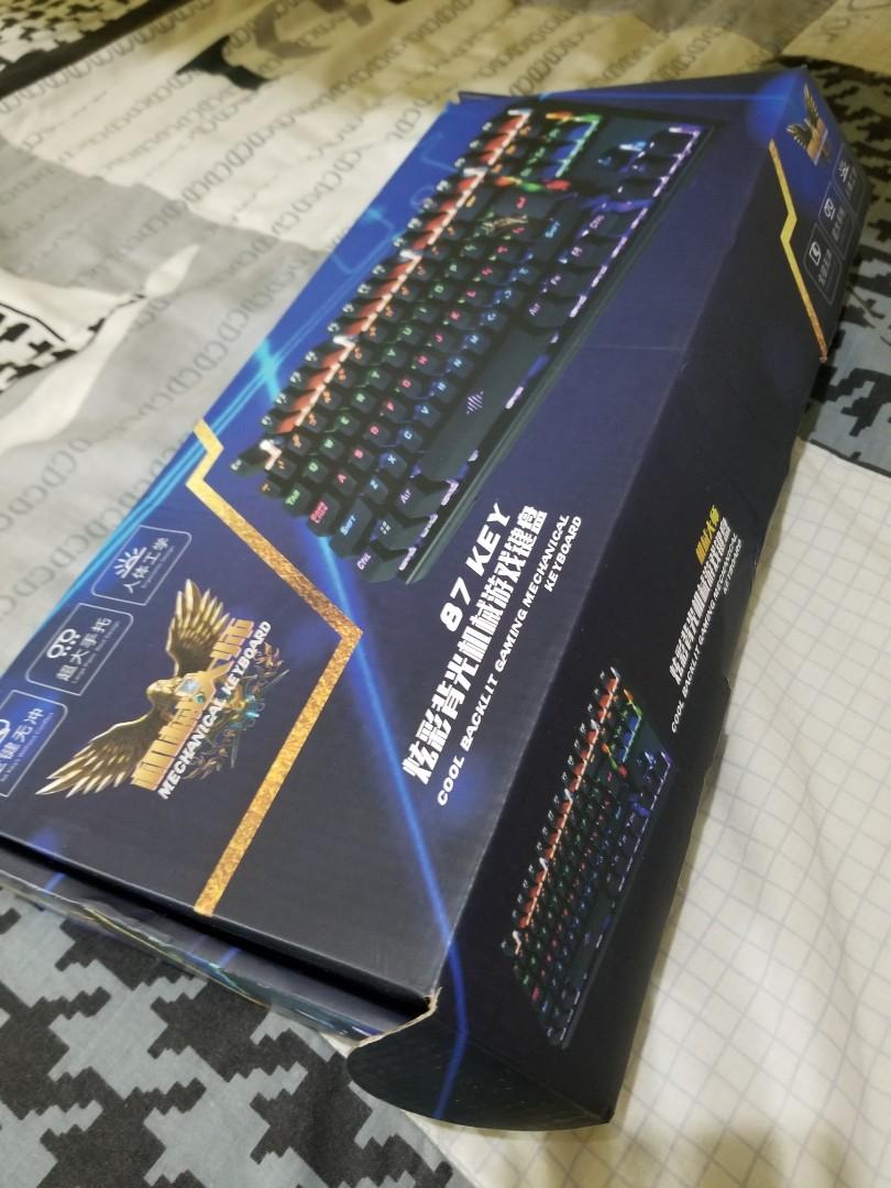 Gigaware K28 Mechanical Keyboard black, Computers & Tech, Parts ...