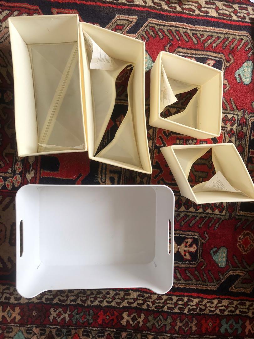 IKEA Komplement collapsible drawer organiser, Furniture & Home Living ...