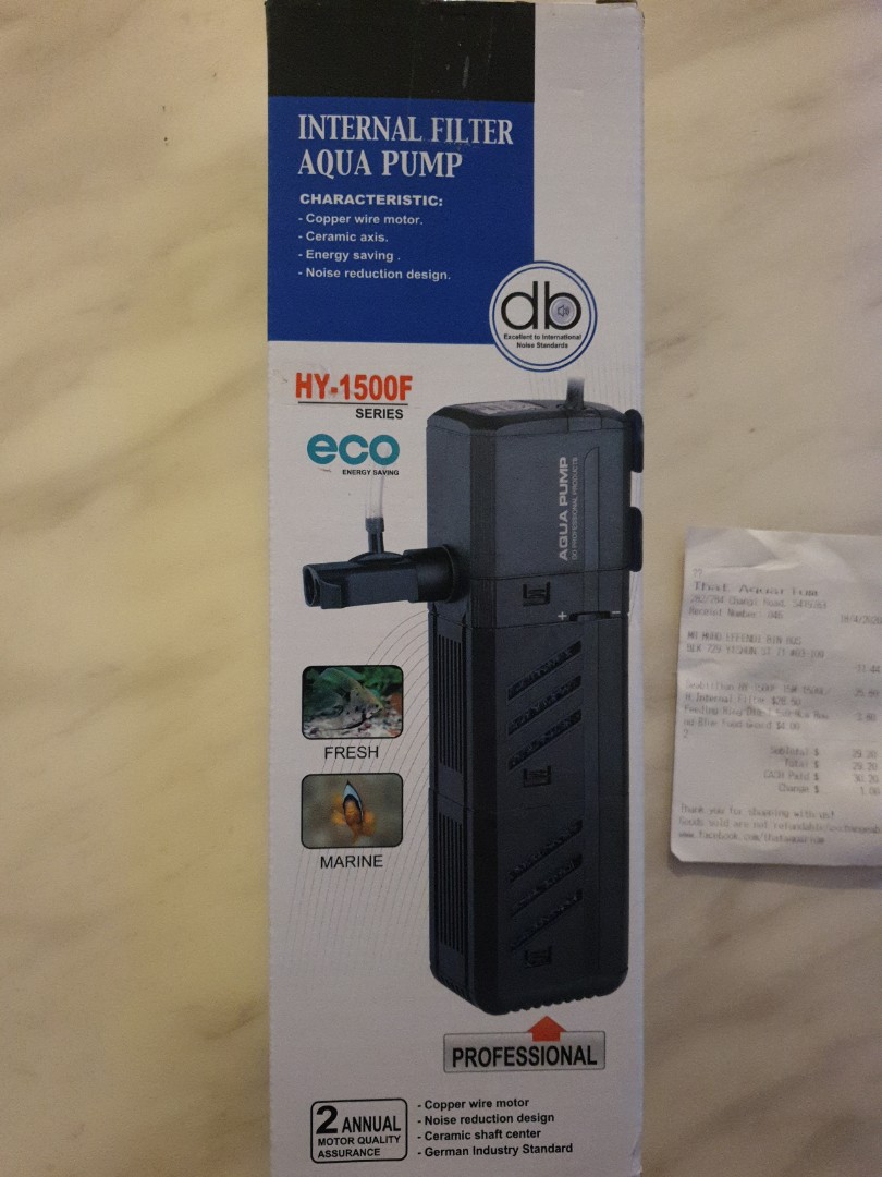 Internal Filter Air Pump, Pet Supplies, Homes & Other Pet Accessories ...