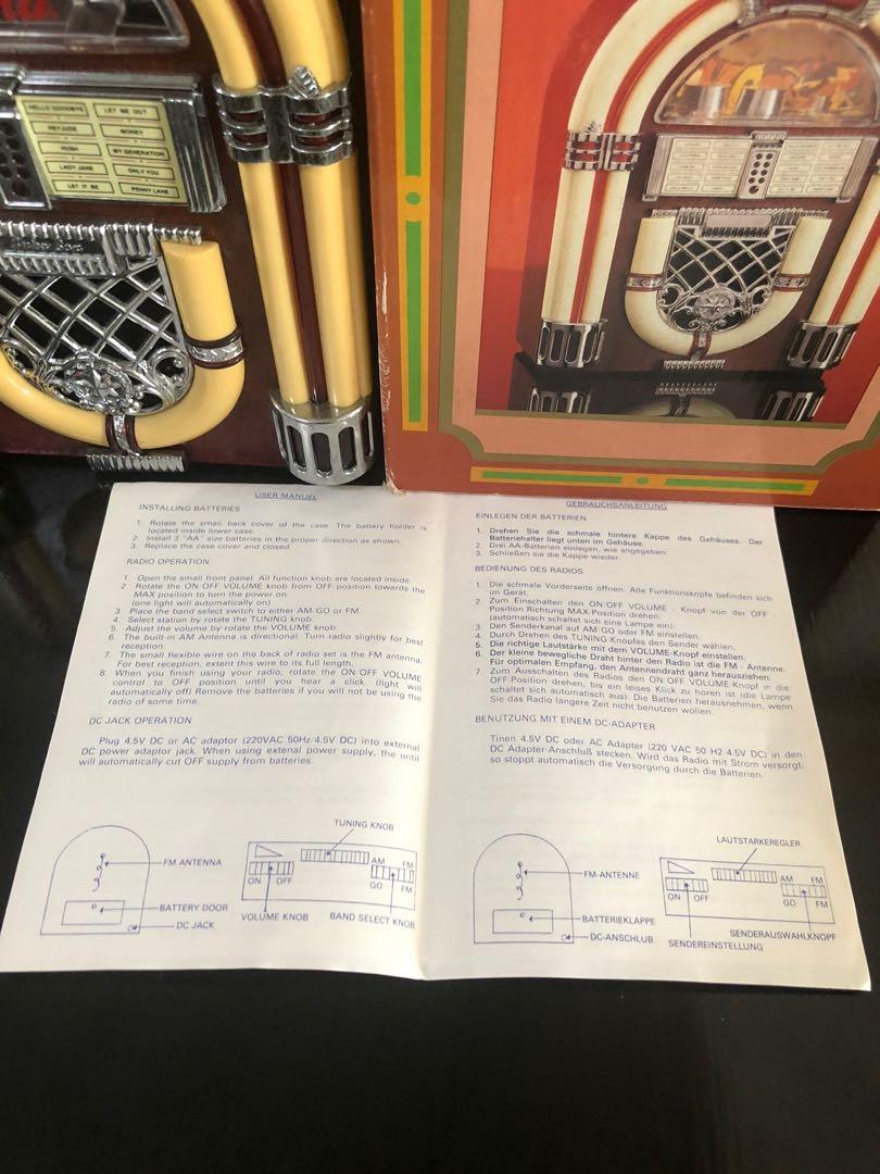 Jukebox mini cute juke box, Hobbies & Toys, Memorabilia & Collectibles ...