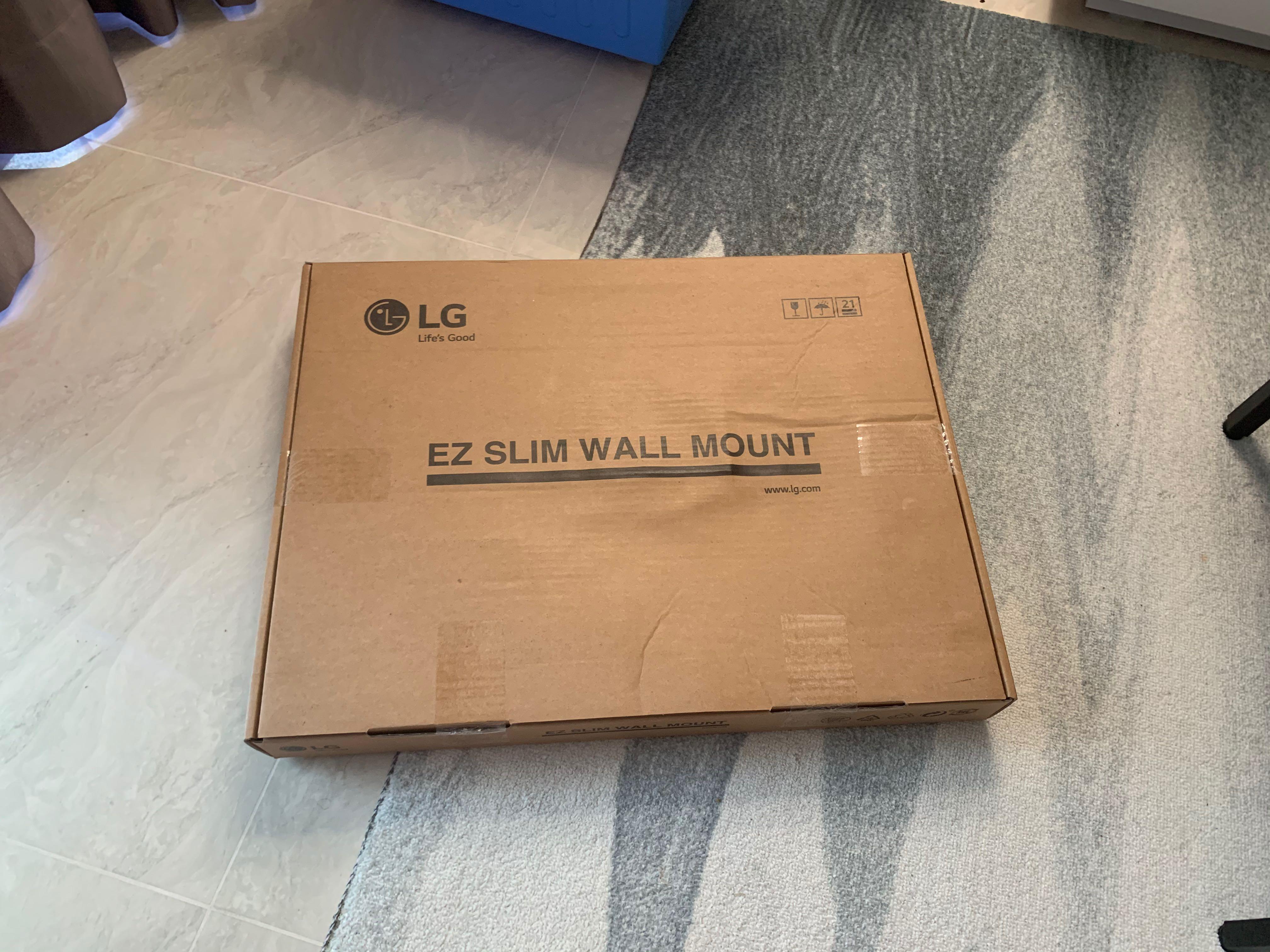 LG EZ SLIM WALL MOUNT OLW480B (brand new), TV & Home Appliances, TV ...