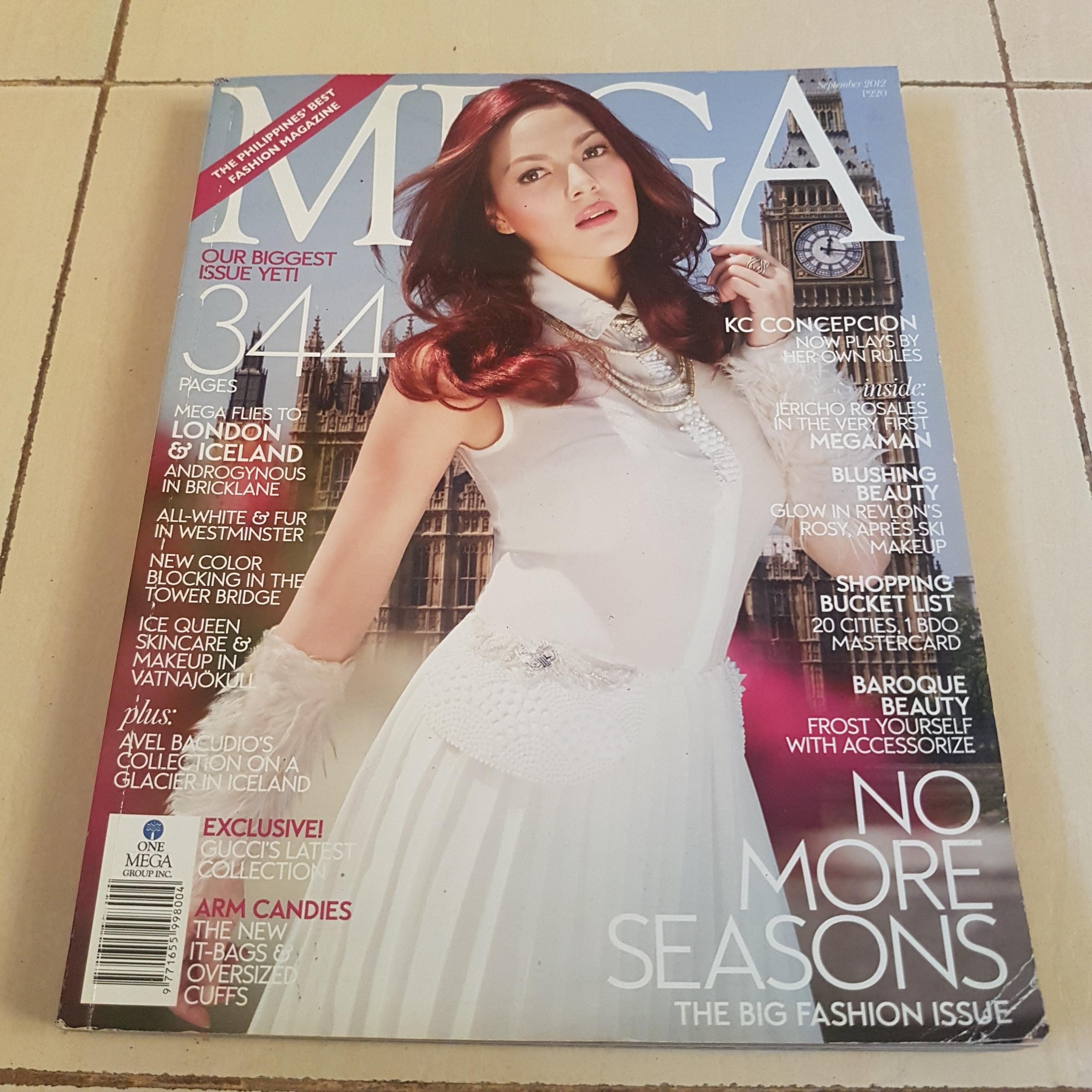 Mega Magazine 2012 KC Concepcion, Hobbies & Toys, Books & Magazines ...