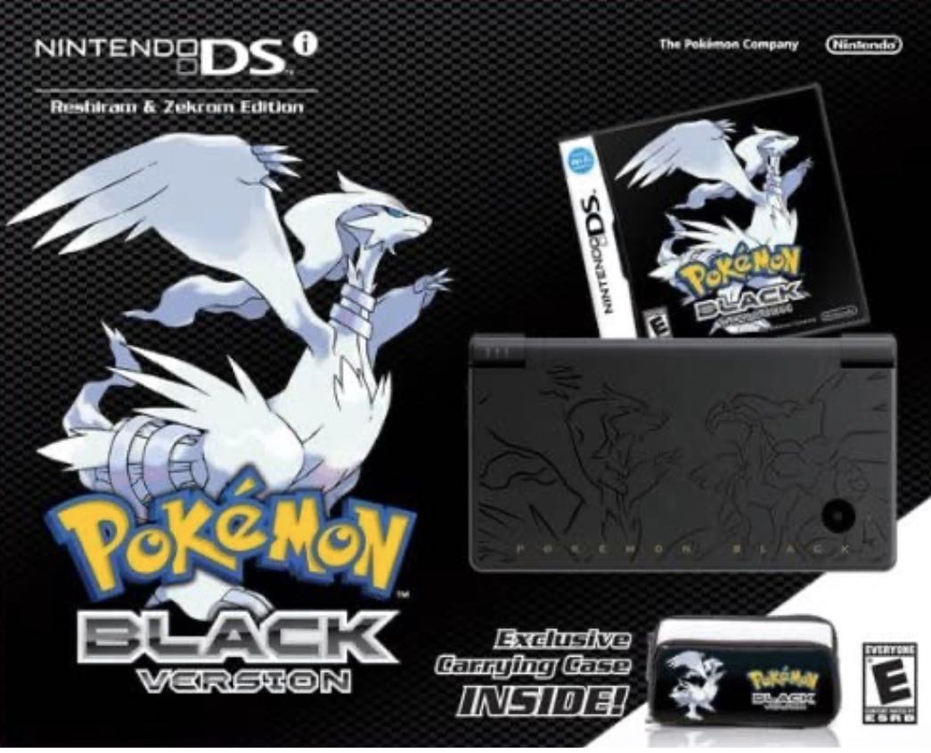 Nintendo DSi Limited Edition Pokémon Black, Video Gaming, Video Games ...