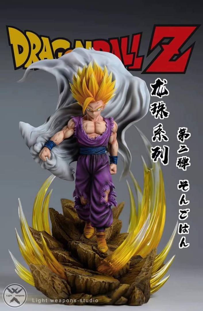[PO] LIGHT WEAPONS STUDIO Dragon Ball Z Statue Super Saiyan 2 SSJ2 Teen ...