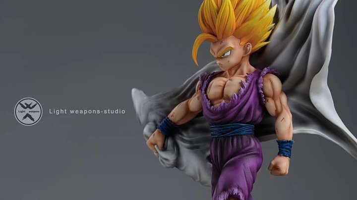 [PO] LIGHT WEAPONS STUDIO Dragon Ball Z Statue Super Saiyan 2 SSJ2 Teen ...
