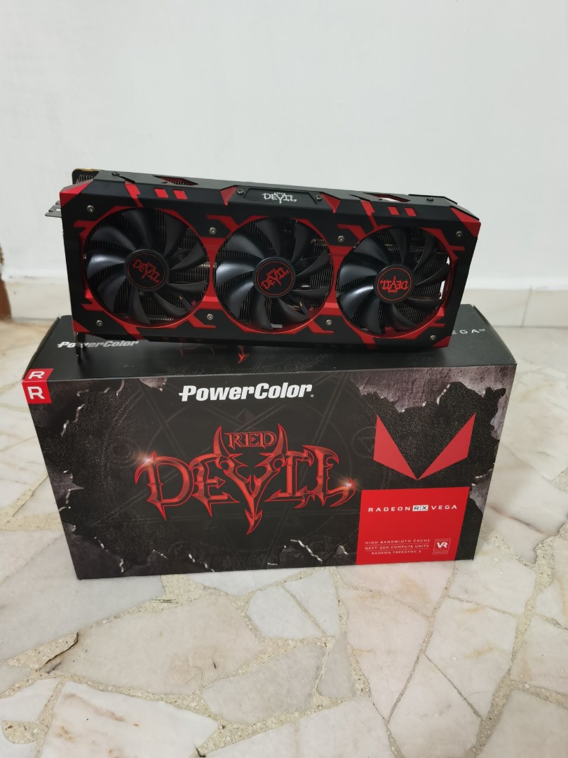 PowerColor Red Devil Vega 64, Computers & Tech, Parts & Accessories ...