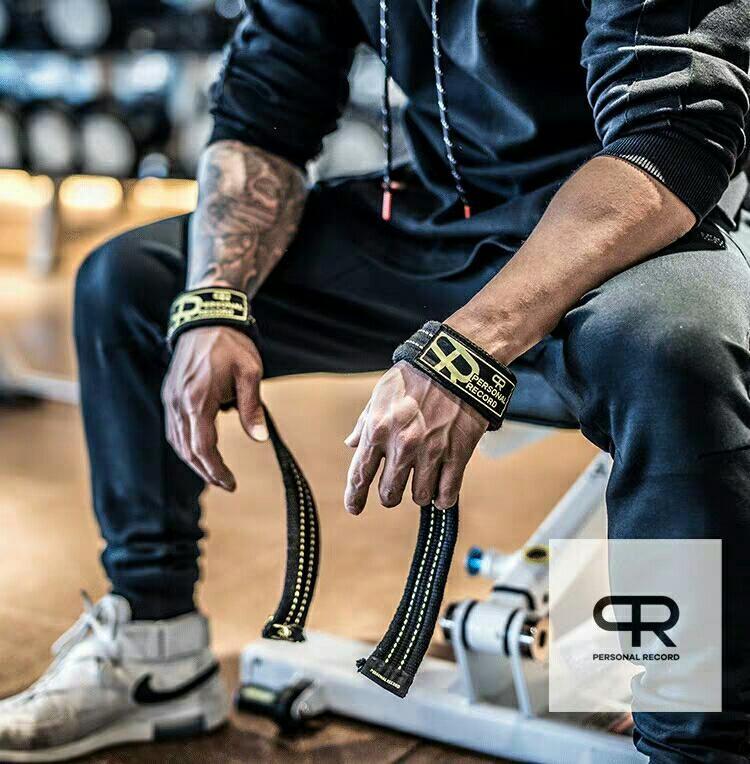 PR PERSONAL RECORD Lift straps Figure 8 BN Support READY STOCK, Sports ...