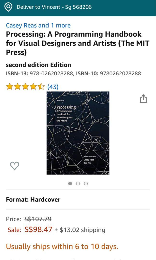 Processing - A programming handbook for visual designers and artists, Hobbies & Toys, Books ...