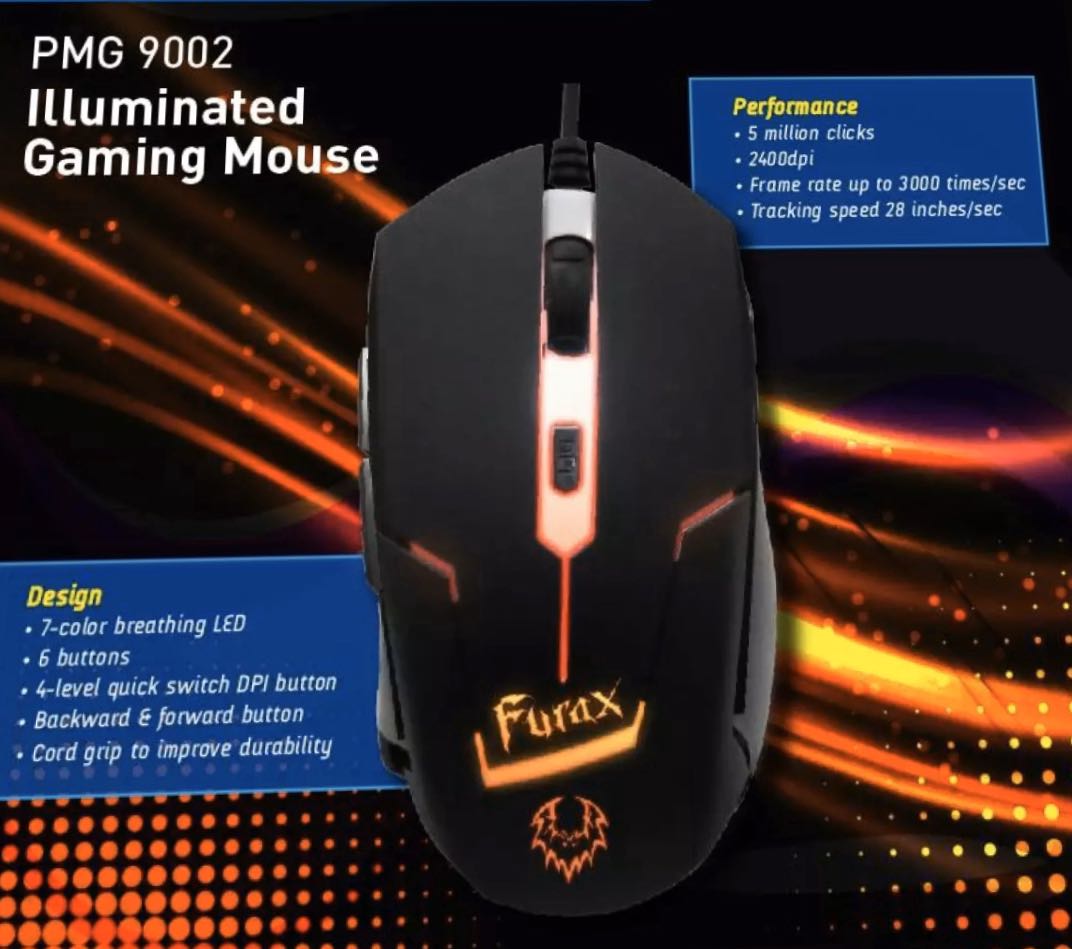 PROLiNK® FURAX Illuminated Gaming Mouse (PMG9002), Computers & Tech ...