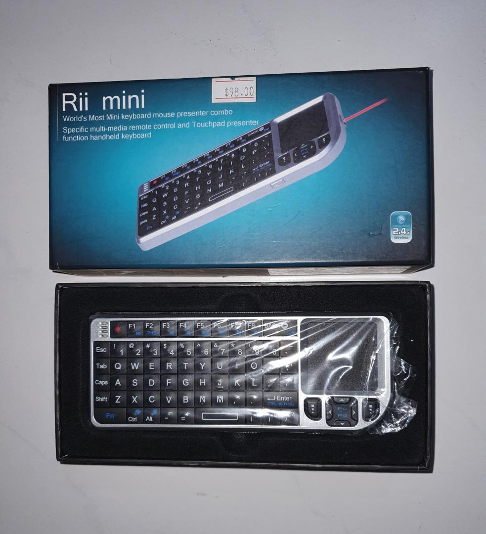 Rii mini keyboard mouse presenter combo, Computers & Tech, Parts ...