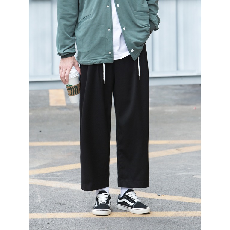 KOREAN CHOLO CLASSIC DOUBLE PLEAT TROUSERS PANTS, Men's Fashion ...