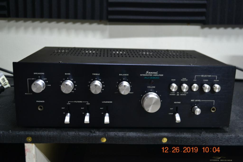 Sansui AU-3300 Amplifier, Audio, Soundbars, Speakers & Amplifiers on Carousell