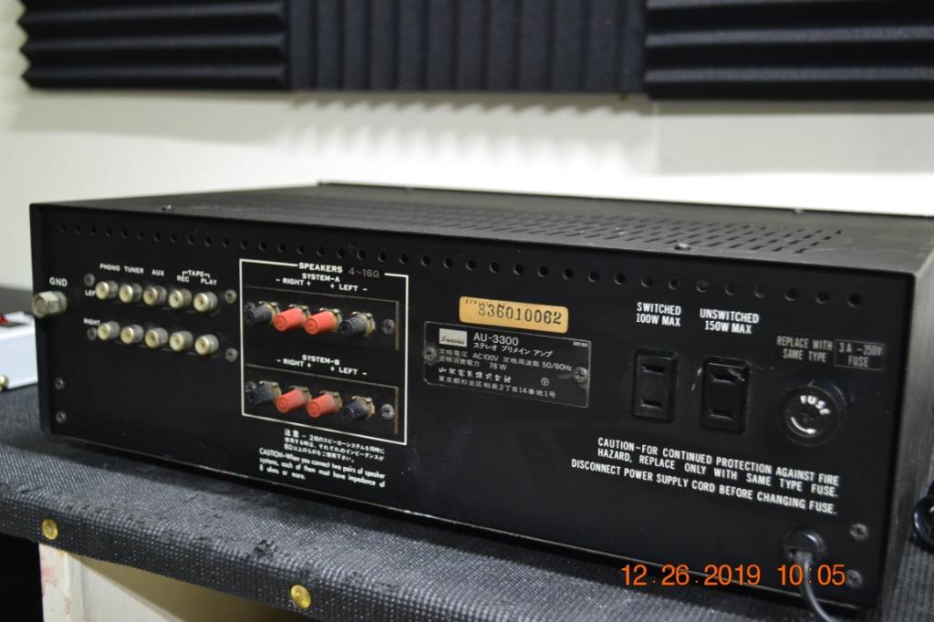 Sansui AU-3300 Amplifier, Audio, Soundbars, Speakers & Amplifiers on Carousell