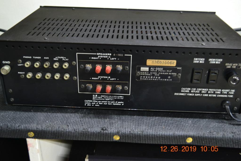 Sansui AU-3300 Amplifier, Audio, Soundbars, Speakers & Amplifiers on Carousell
