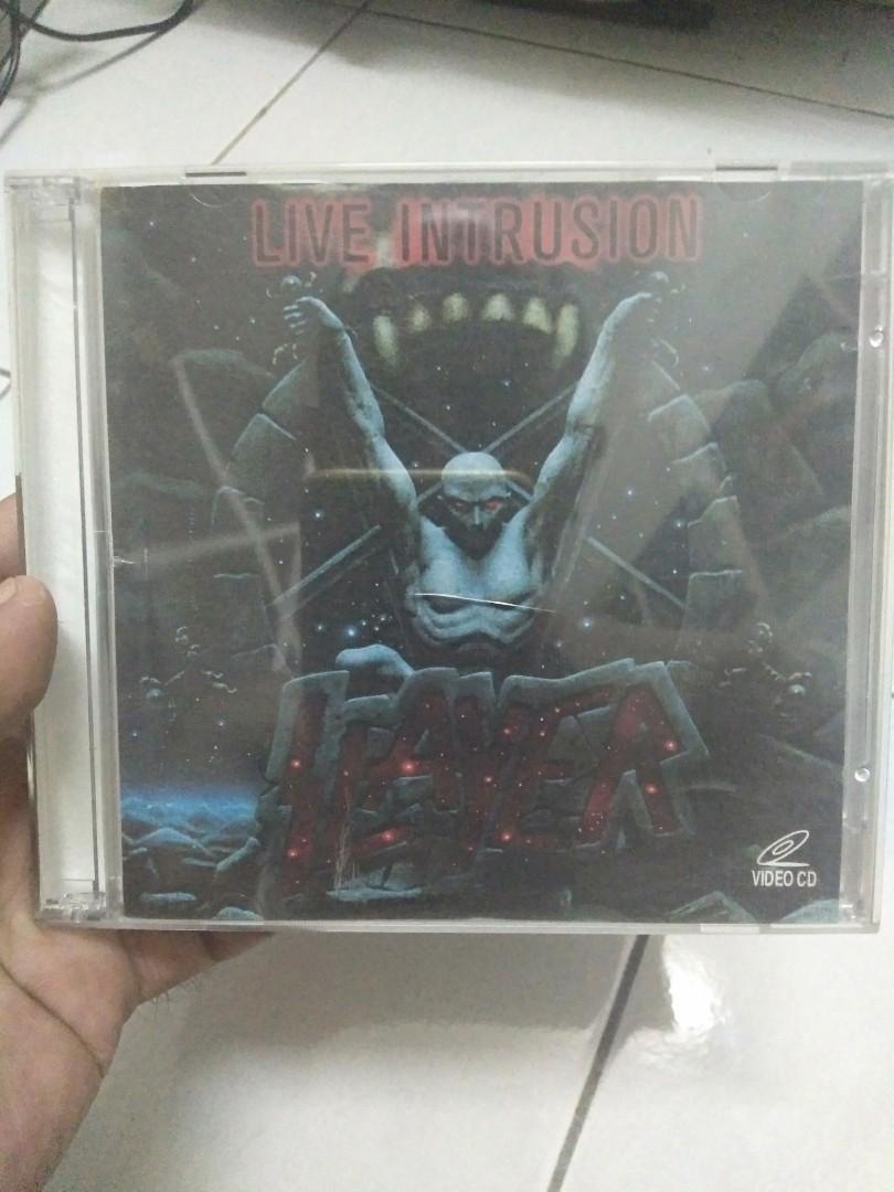 Slayer live intrusion vcd, Hobbies & Toys, Music & Media, CDs & DVDs on Carousell