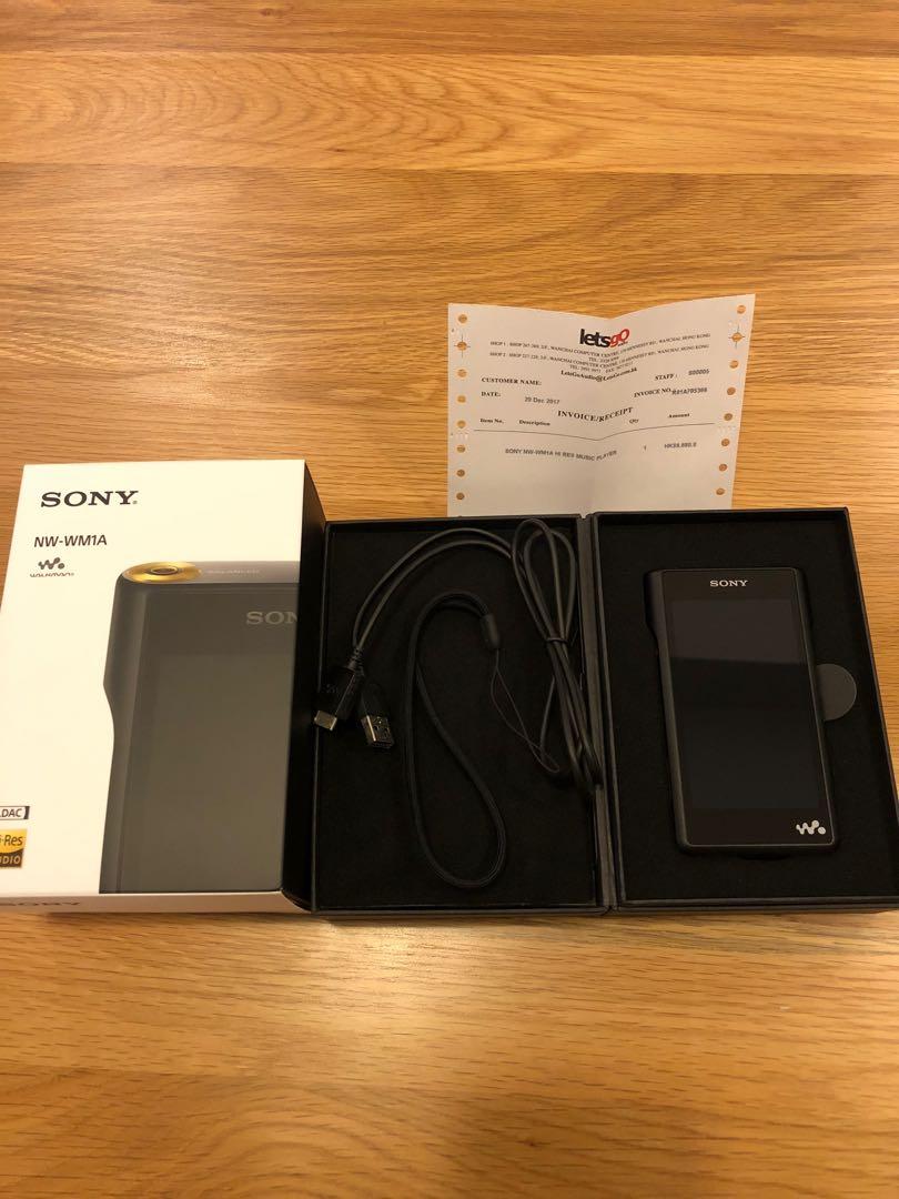 SONY NW-WM1A Hi-Res DAP 大黑磚, 音響器材, 可攜式音響設備 - Carousell