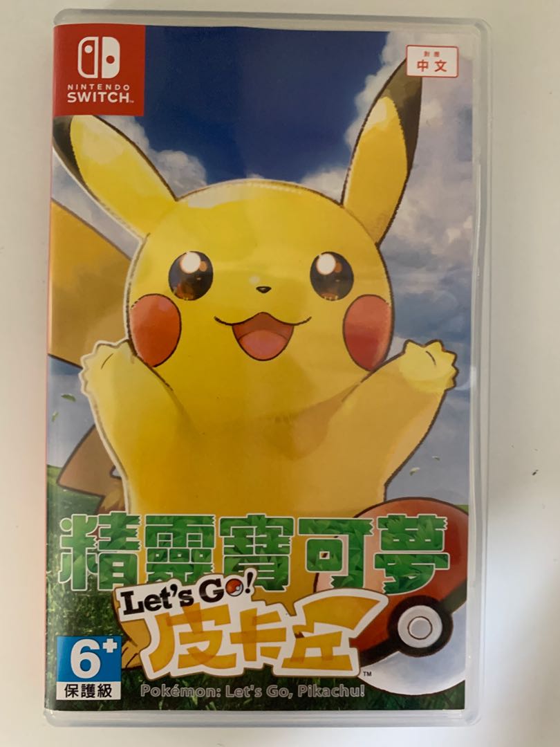 Switch game - Pokemon: Let’s go, Pikachu!, 電子遊戲, 電子遊戲, Nintendo 任天堂 on ...
