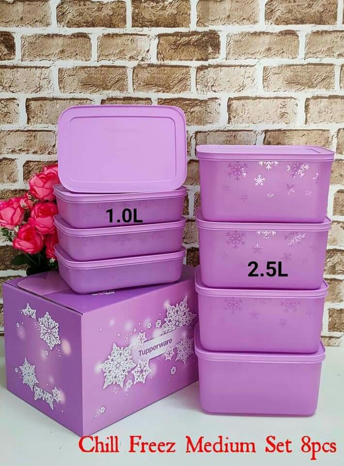 Tupperware Chill Freeze Medium set, Furniture & Home Living ...