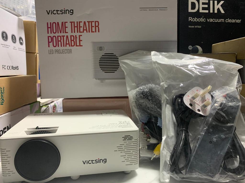 Victsing Home Theater Portable LED Projector, TV & Home Appliances, TV ...