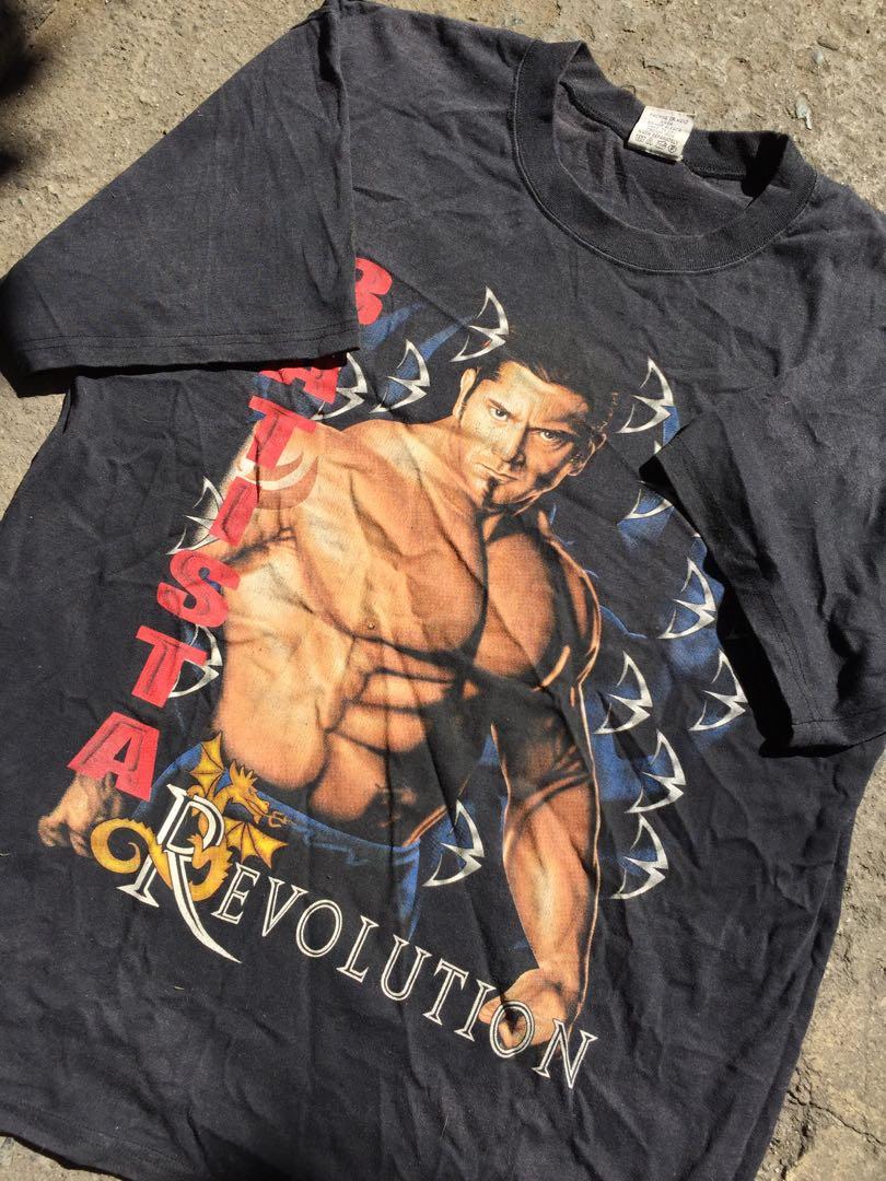 Vintage wrestling batista shirt, Men's Fashion, Tops & Sets, Formal ...