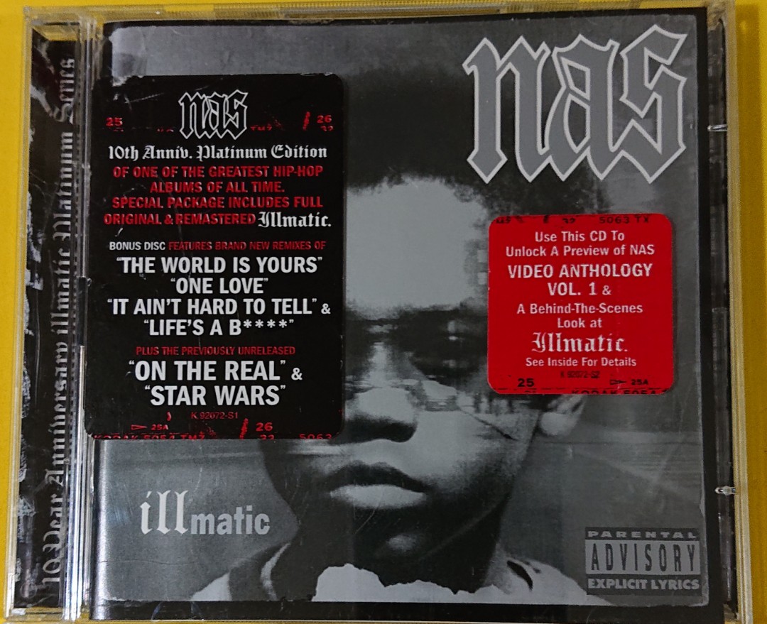 2cd nas 10 year anniversary illmatic platinum series, 興趣及遊戲, 收藏品及紀念品 ...