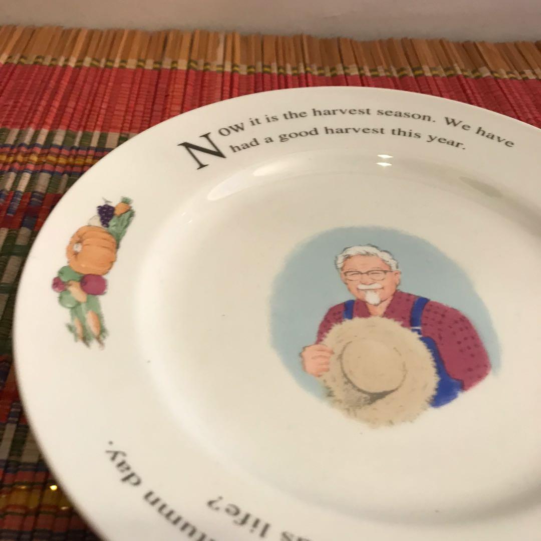 KFC souvenir plate, Furniture & Home Living, Kitchenware & Tableware ...