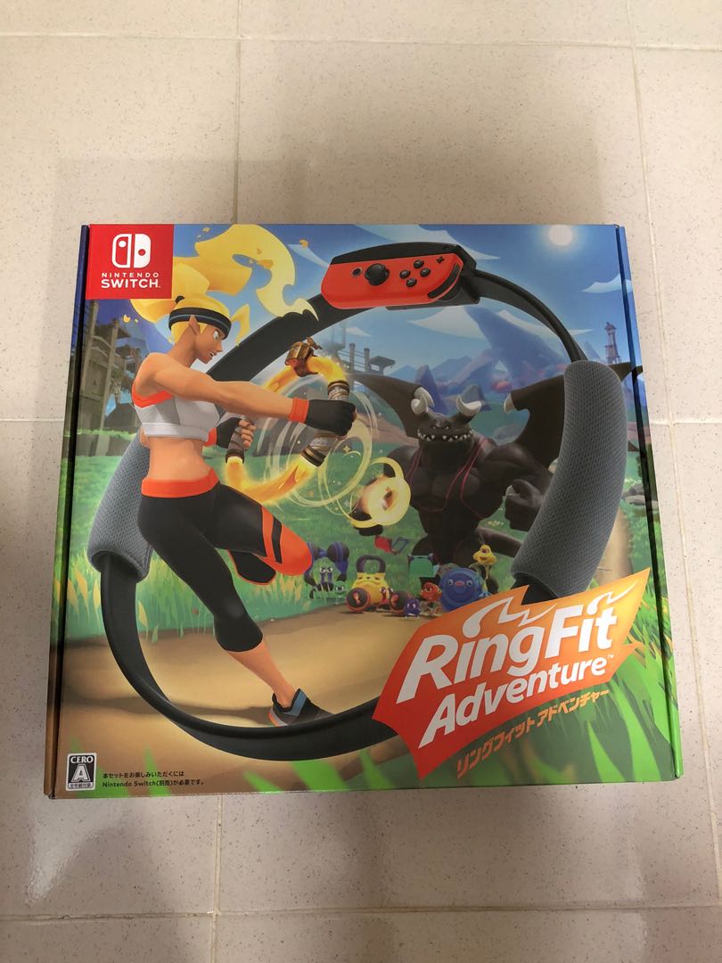 全新 日版 現貨 nintendo switch ringfit adventure 任天堂 健身環大冒險, 電子遊戲, 電子遊戲, Nintendo 任天堂 - Carousell