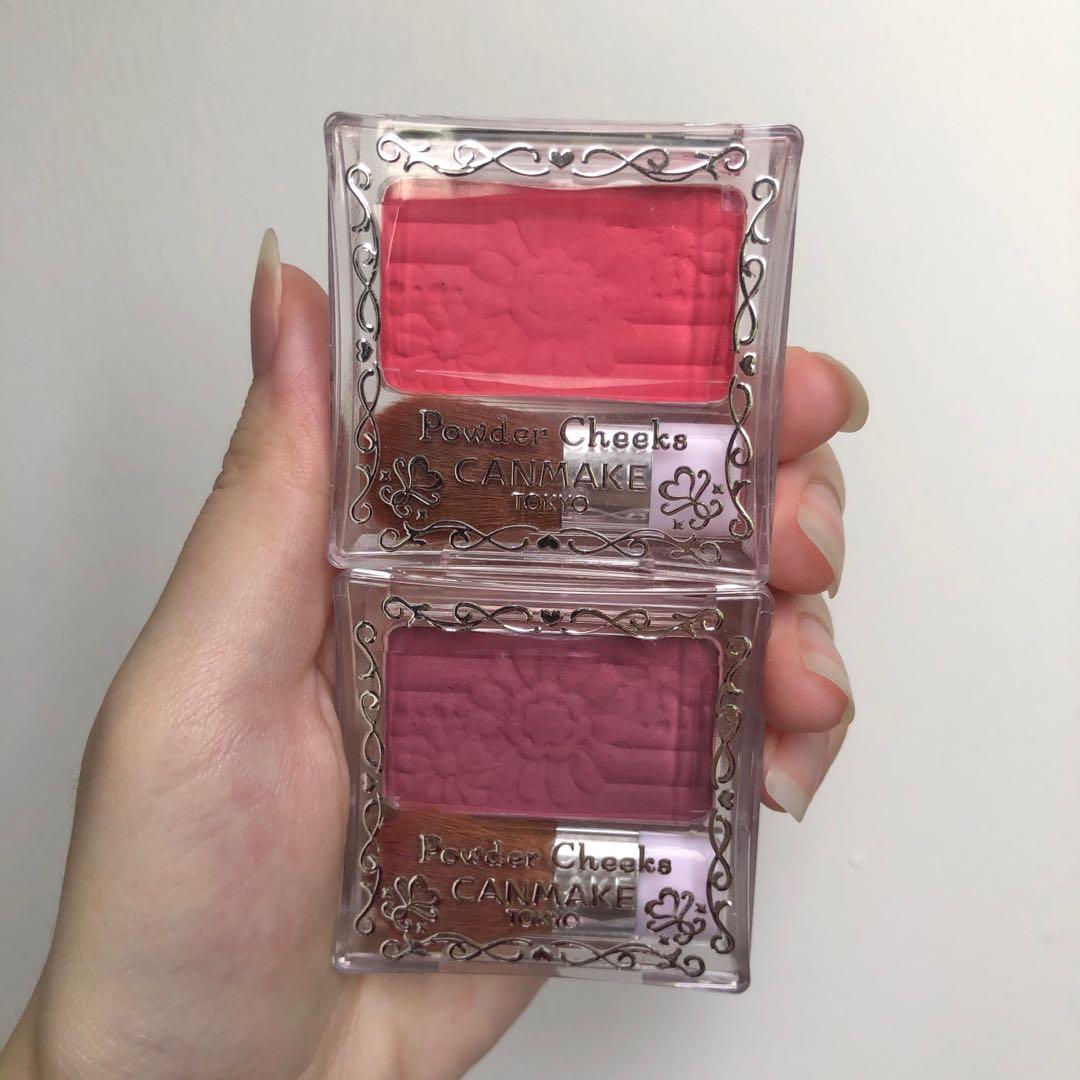 Canmake Powder Cheeks Blush / Blusher - PW37 / PW38, Beauty & Personal ...