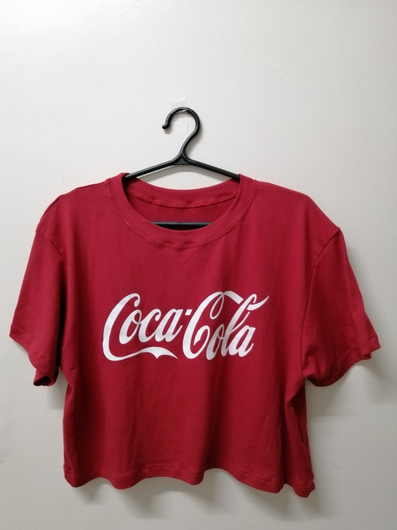 Coca cola inspired crop top, Women's Fashion, Tops, Others Tops on ...