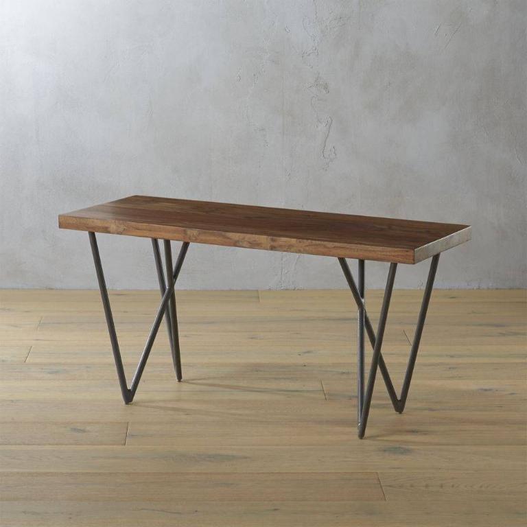 Dylan 36" Light Acacia Bench, Furniture & Home Living, Furniture ...