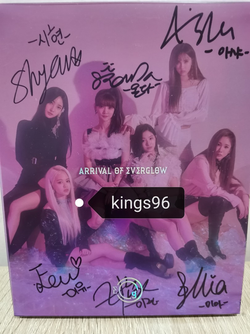 everglow arrival of everglow signed album, Hobbies & Toys, Collectibles & Memorabilia, K-Wave on ...