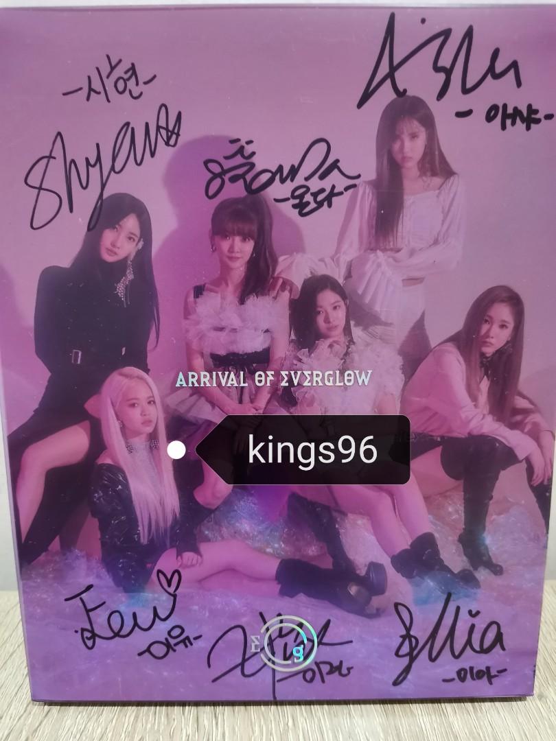 everglow arrival of everglow signed album, Hobbies & Toys, Collectibles ...