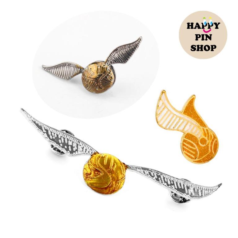 Golden Snitch pins! (Harry Potter pins, enamel pin badge brooch), Women ...