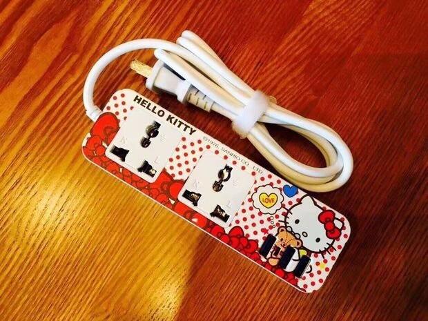 Hello kitty Extension Cord, TV & Home Appliances, Electrical, Adaptors ...