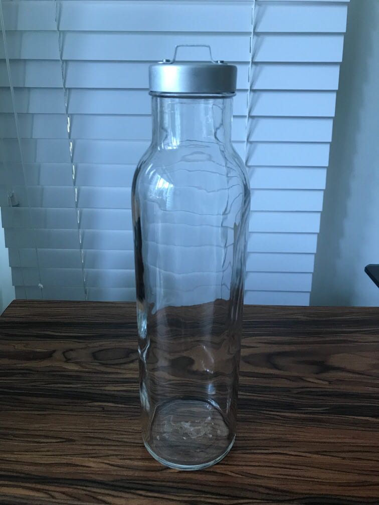 IKEA Burken Glass Jar, Furniture & Home Living, Kitchenware & Tableware ...