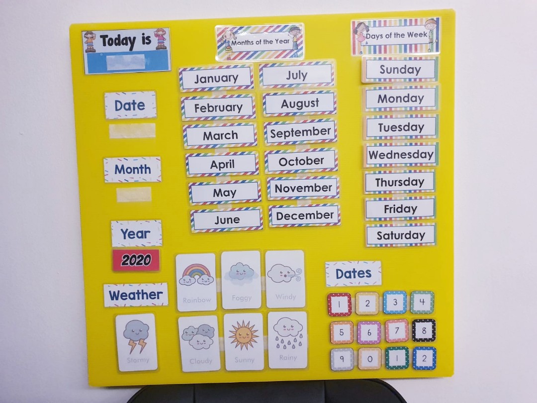 CALENDAR CHART, Hobbies & Toys, Books & Magazines, Children's Books on ...