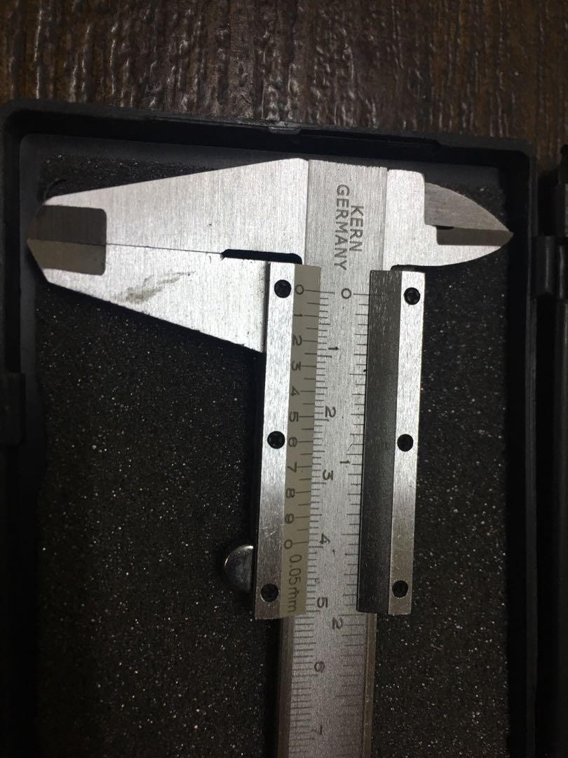 KERN HEAVY DUTY STAINLESS STEEL VERNIER CALIPER 150MM 6in, Auto ...